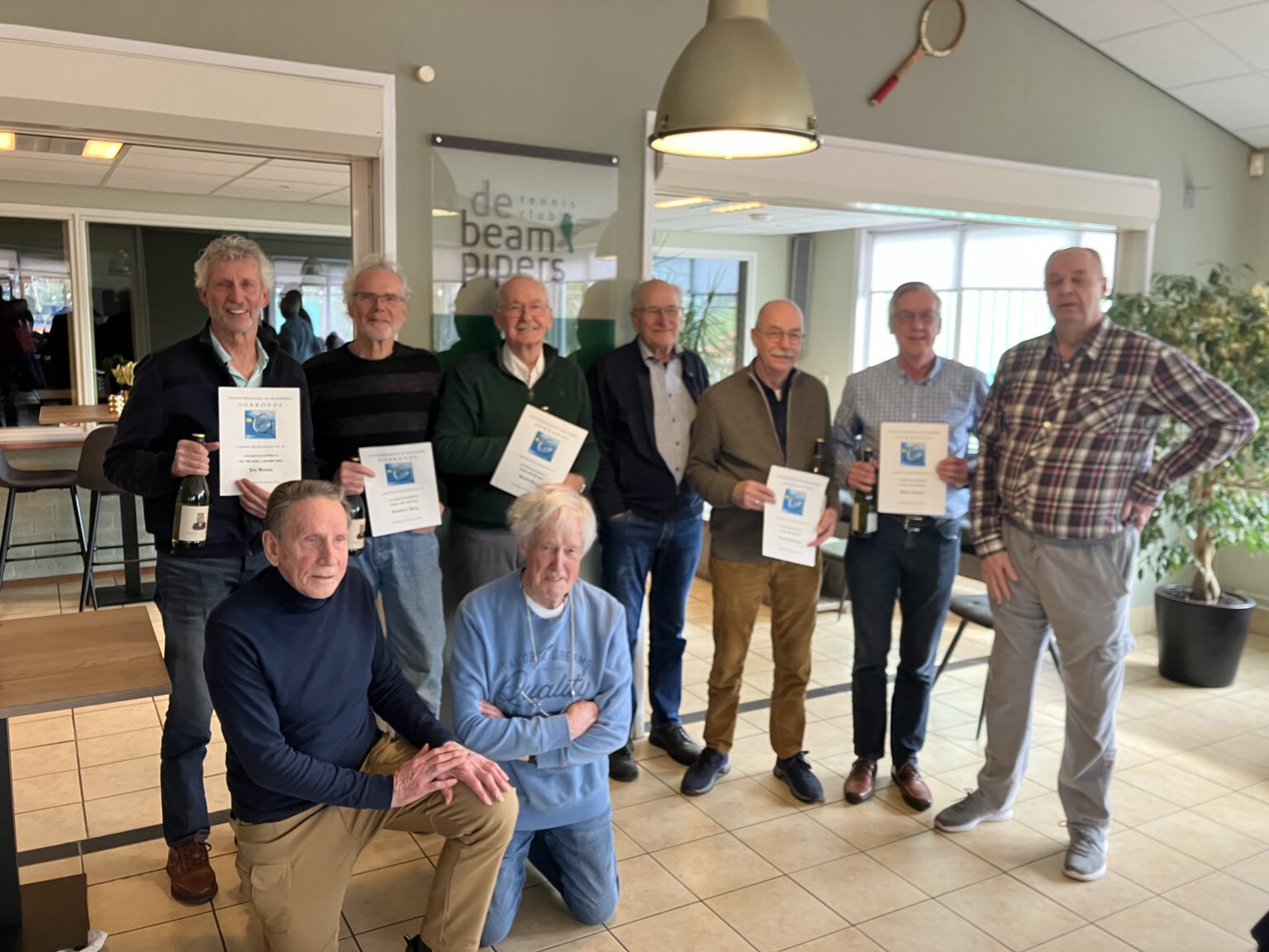 Gezellige afsluiting DSO competitie – TC de Beampipers